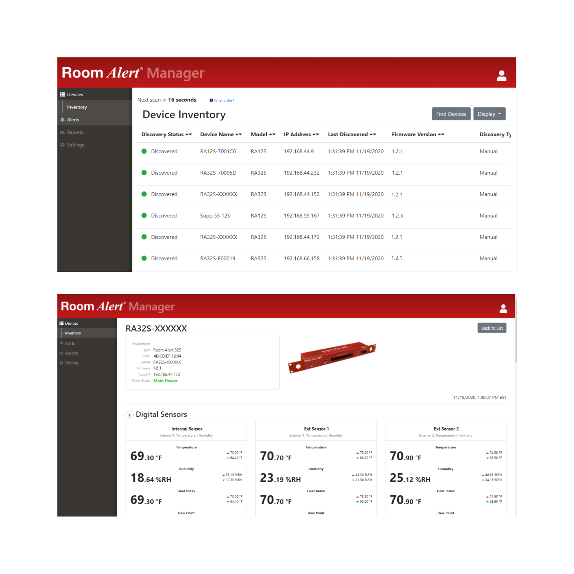 Room Alert Manager.Room Alert - Atlas Systems - Bucharest Romania